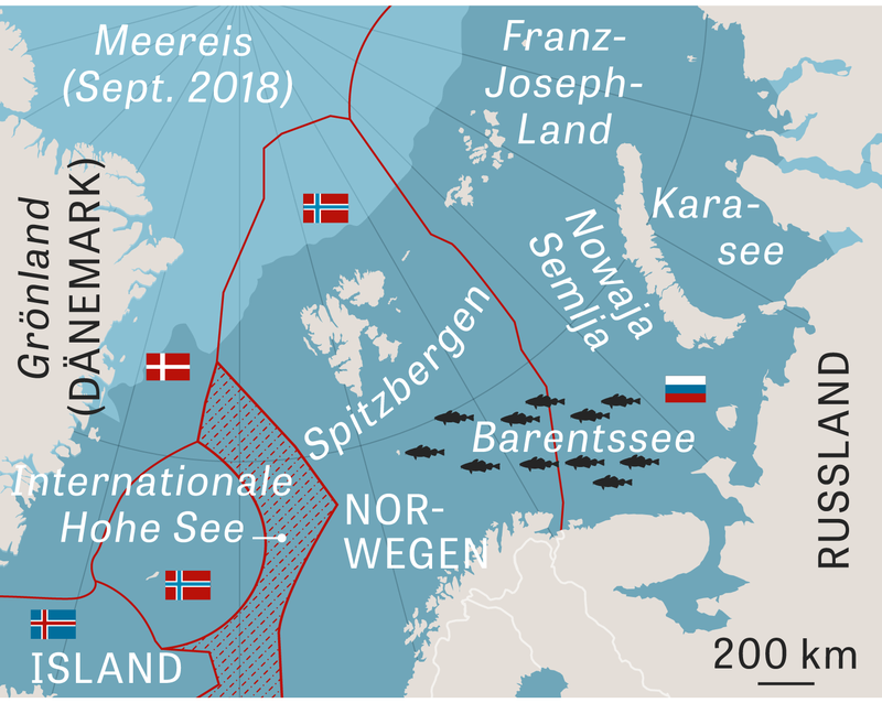 Karte Der Barentssee