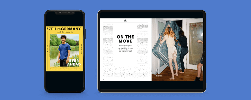 ZEIT GERMANY magazines: Study & Research | Work & Start Up | ZEIT Campus