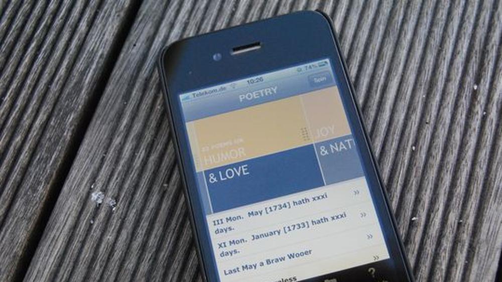 App Poetry: Reime schütteln auf dem Smartphone | DIE ZEIT