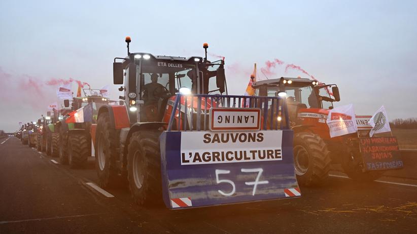 Bauernproteste in Frankreich: Französische Agrargewerkschaften rufen ...