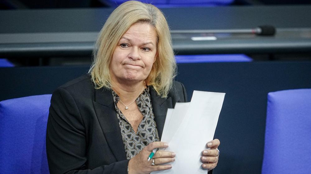 Nancy Faeser: Punktabzug beim Opferschutz | DIE ZEIT