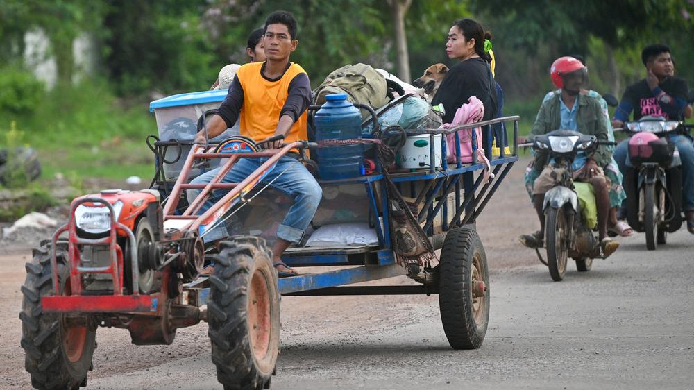 Südostasien: Zehntausende Menschen in Thailand und Kambodscha auf der ...