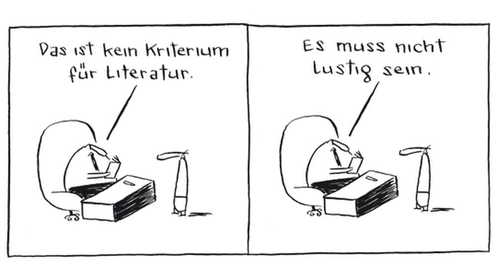 Comic von Nicolas Mahler: Das Seelchen des Dichters | DIE ZEIT