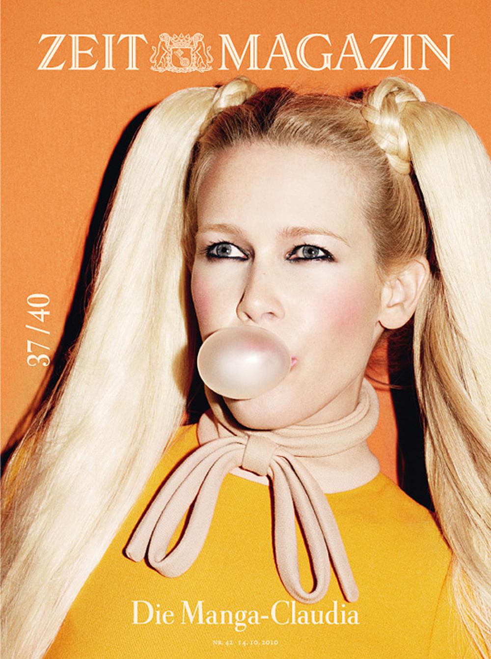Das ZEITmagazin wird 40: Die 40 Gesichter der Claudia Schiffer | DIE ZEIT
