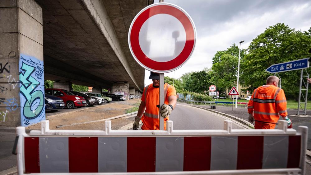 Bonner Nordbrücke: Wichtige Autobahnbrücke bei Bonn bis auf Weiteres ...