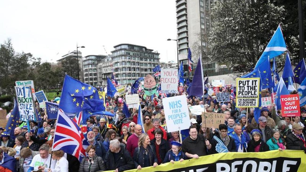 Hunderttausende Erwartet Große Demonstration Für Ein Zweites Brexit