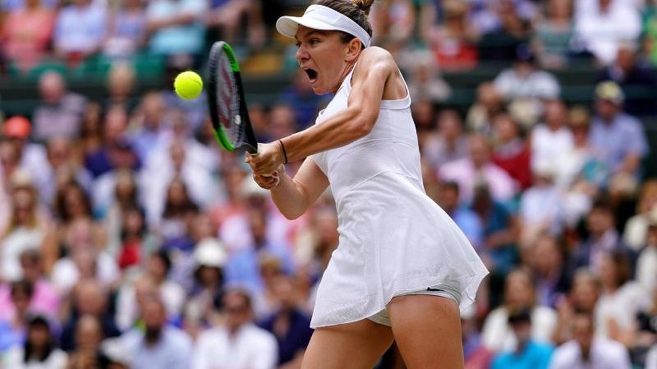 Tennis-Grand-Slam-Turnier: Halep erreicht Halbfinale von Wimbledon ...