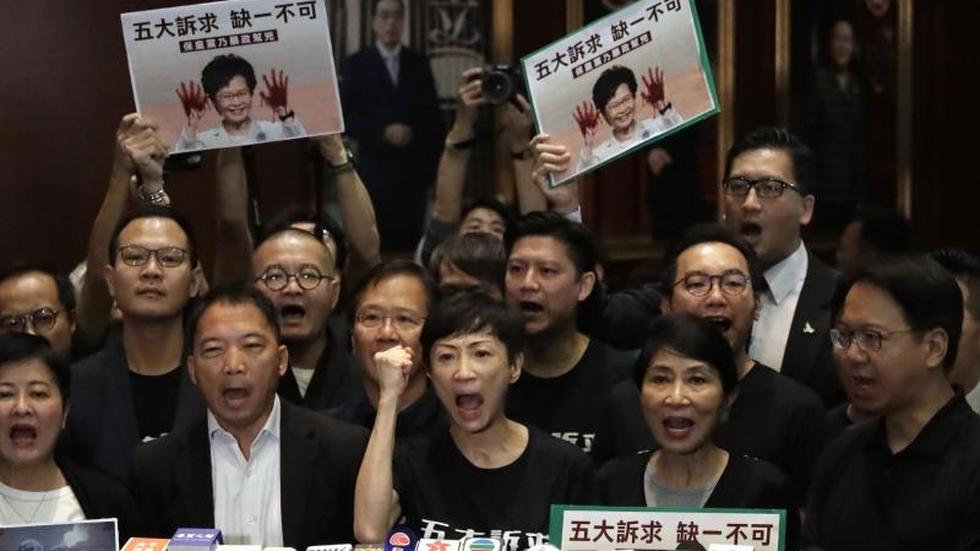 Tumult in Parlament: Spannungen zwischen China und USA wegen Hongkong ... Tumult in Parlament: Spannungen zwischen China und USA wegen Hongkong ...