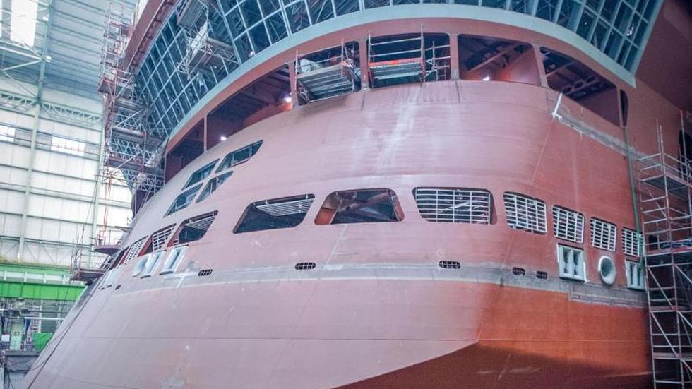 Schiffbau: Baufortschritte beim Kreuzfahrtschiff "Global Dream" | ZEIT ...