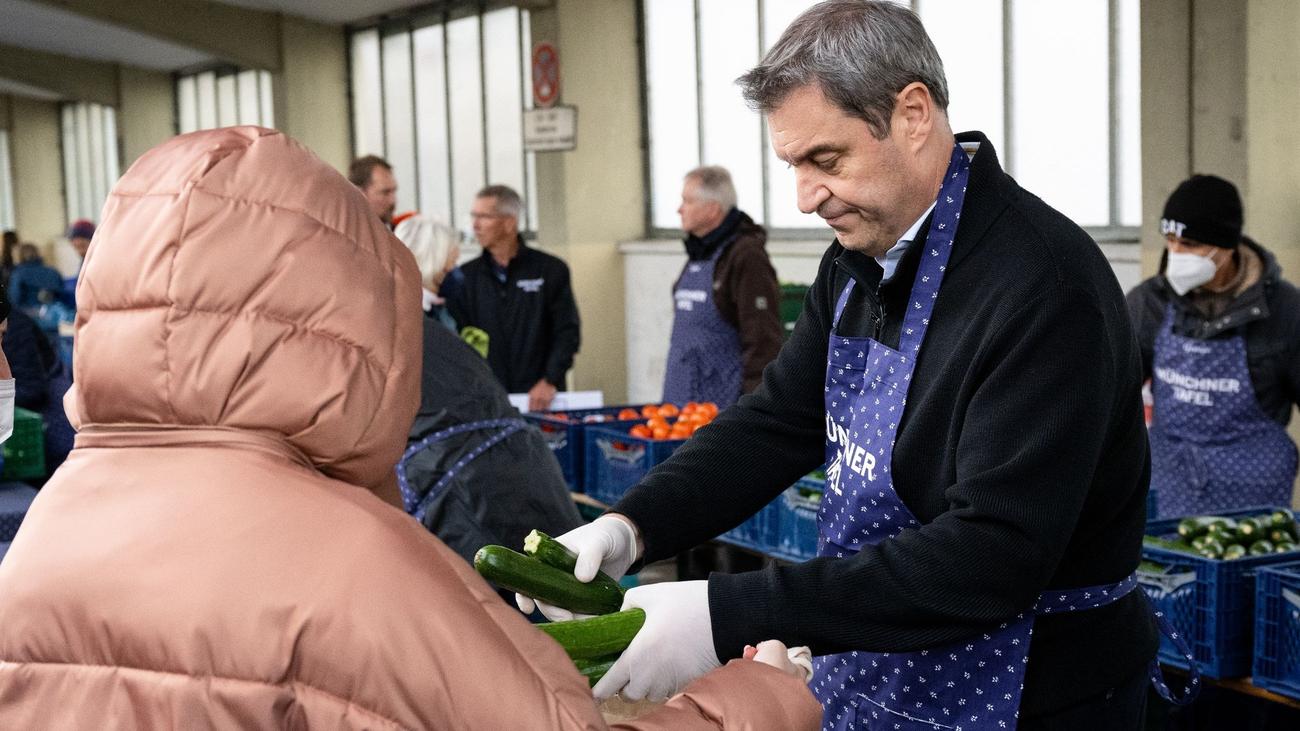 Wohltätigkeitsinitiativen: Söder würdigt Arbeit der Tafeln in München ...