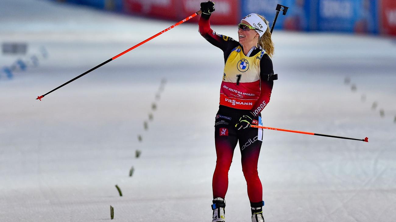 Biathlon: Biathlon-Olympiasiegerin Eckhoff denkt an Karriereende | DIE ZEIT