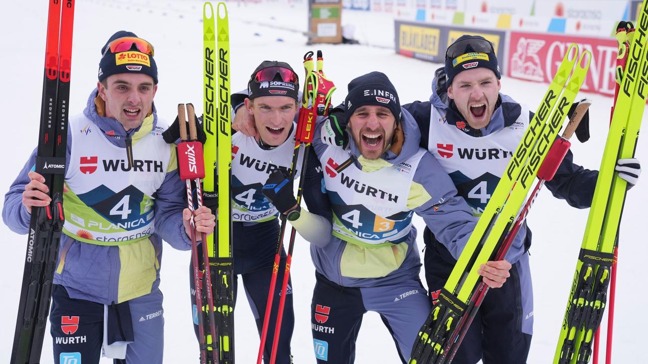 Nordische Ski-WM: Langlauf-Männer holen überraschend Bronze in der WM ...