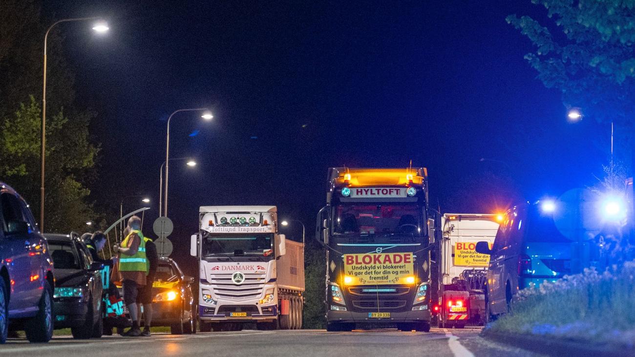Verkehr: Protest gegen Lkw-Maut: Deutsch-dänische Grenze wieder frei ...