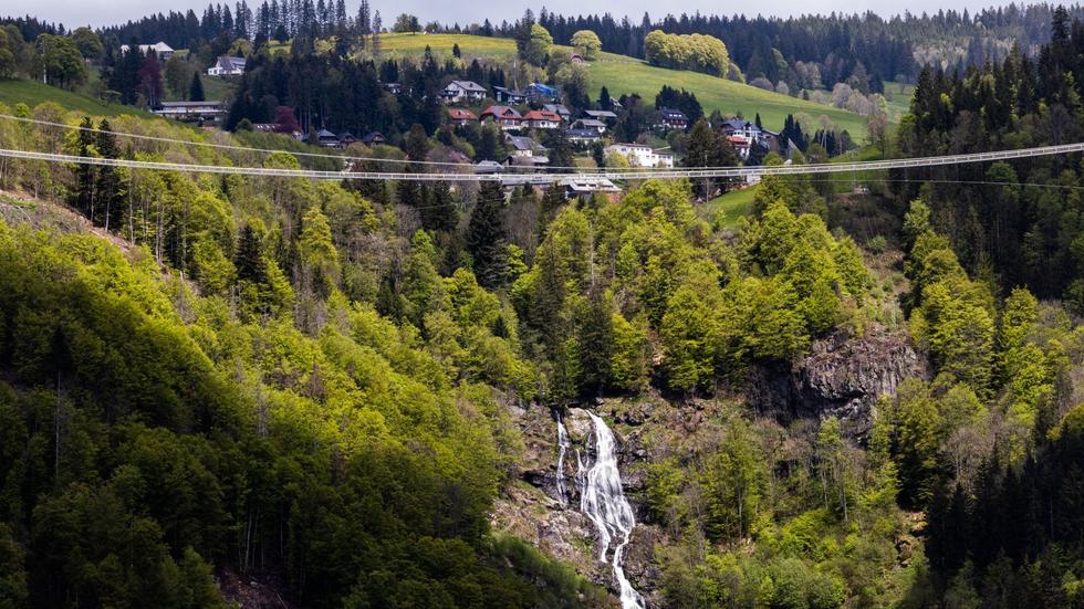 Todtnau: Blick in 120 Meter Tiefe: Brücke überspannt Wasserfälle | ZEIT ...