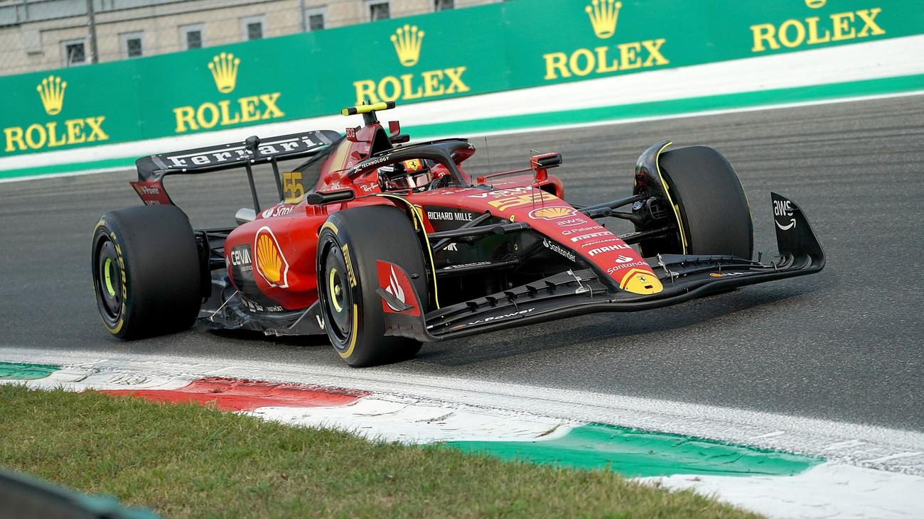 Formel 1: Ferrari-Pilot Sainz mit Bestzeit im Monza-Abschlusstraining ...