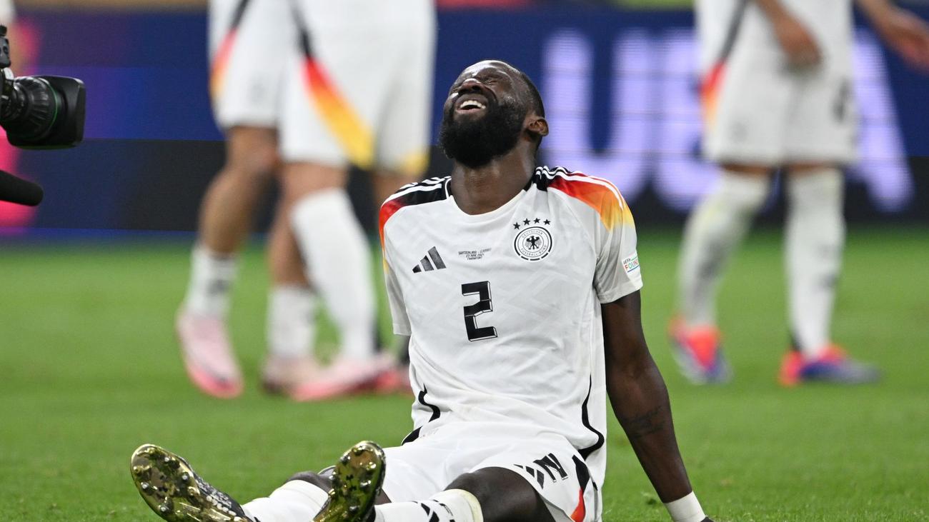 Fußball-EM: Zerrung bei Rüdiger - Einsatz im Achtelfinale fraglich ...