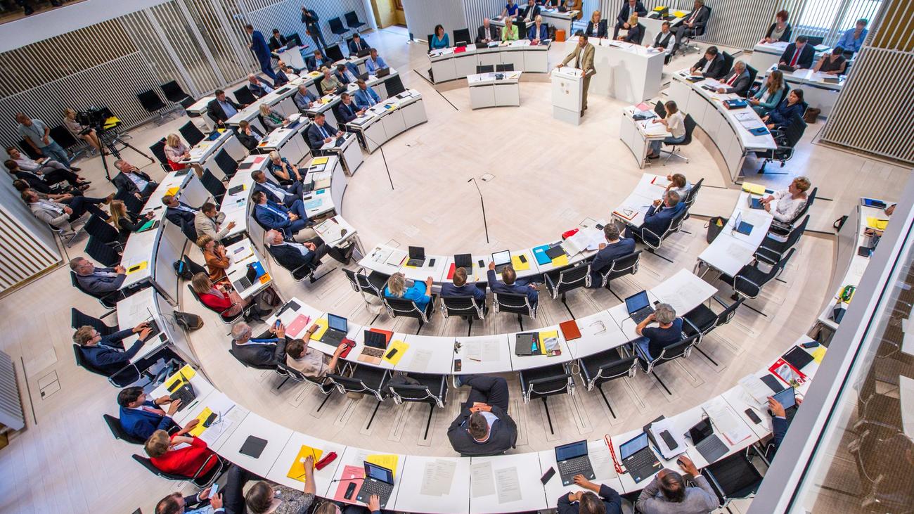 Sitzordnung im Landtag: Plenarsaal im Landtag vor Umbau? FDP will in ...