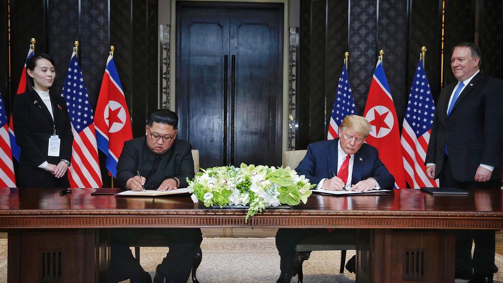 USA und Nordkorea: Die gemeinsame Erklärung von Trump und Kim | DIE ZEIT