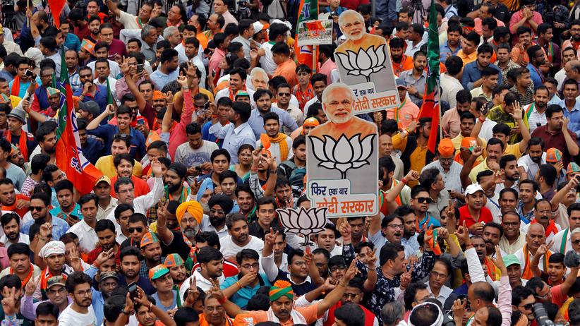 Indien: Regierungspartei gewinnt absolute Mehrheit bei Parlamentswahl ...