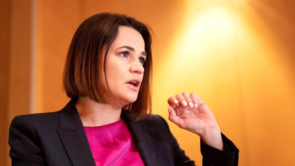 Swetlana Tichanowskaja: "Sanktionen sind das wichtigste Instrument der ...