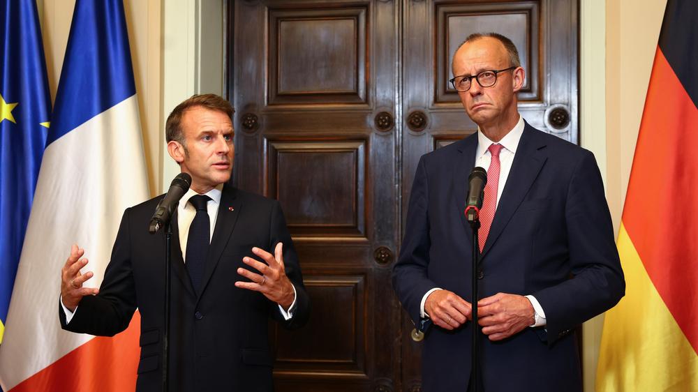 Handelskonflikt: Merz und Macron zeigen sich zu Gegenmaßnahmen im Zollstreit bereit | DIE ZEIT