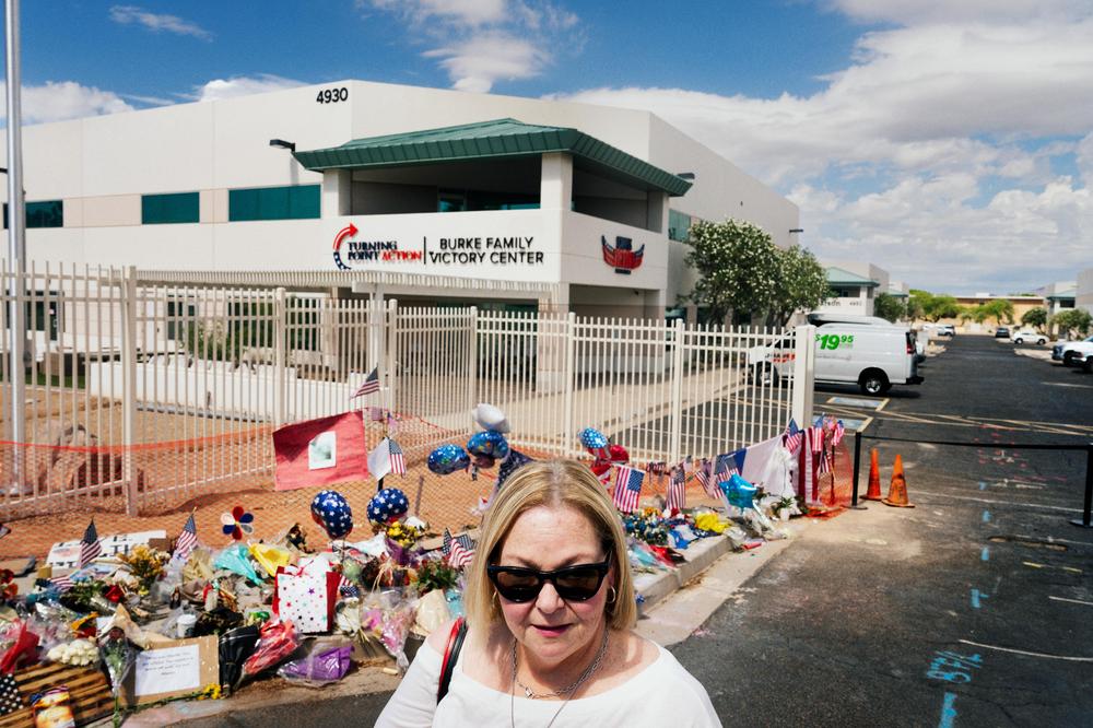 Trauerfeier von Charlie Kirk: Im Leichenschauhaus an der 7th Street ist ...