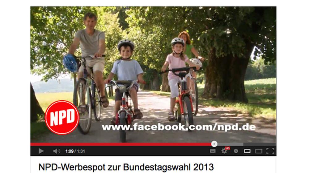 Wahlkampf: FDP und NPD werben mit derselben Familie | DIE ZEIT