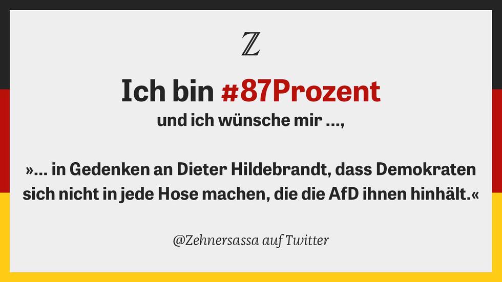 Anti-AfD-Protest: Was sich die #87Prozent wünschen | ZEIT ONLINE