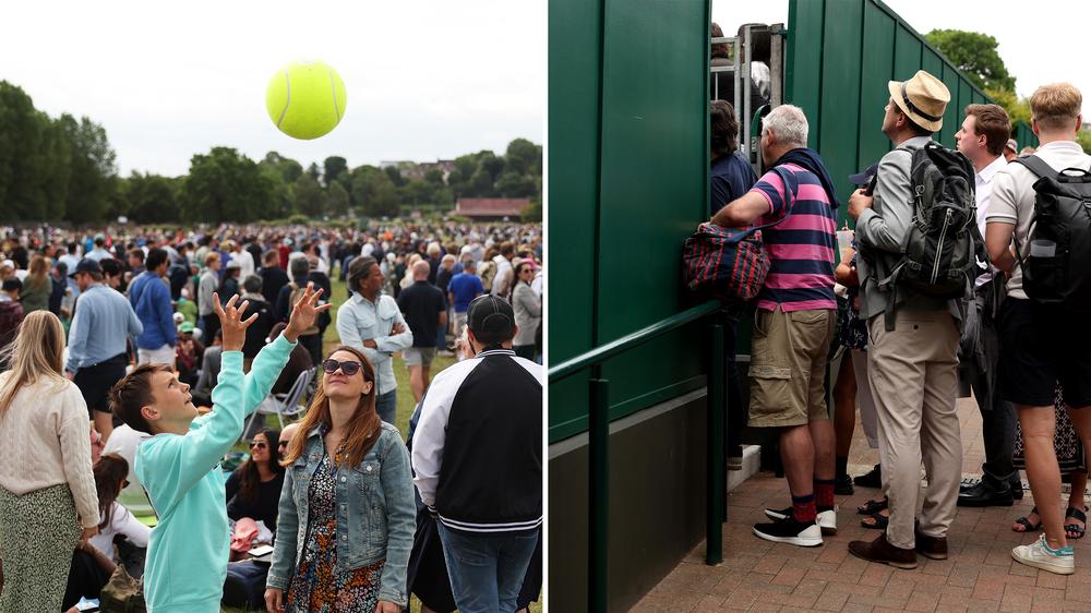 "The Queue" in Wimbledon: In der berühmtesten Warteschlange der Welt ...