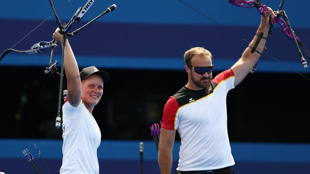 Olympische Spiele in Paris: Michelle Kroppen und Florian Unruh holen ...