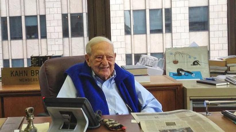 Irving Kahn: Der alte Mann und die Wall Street | ZEIT ONLINE