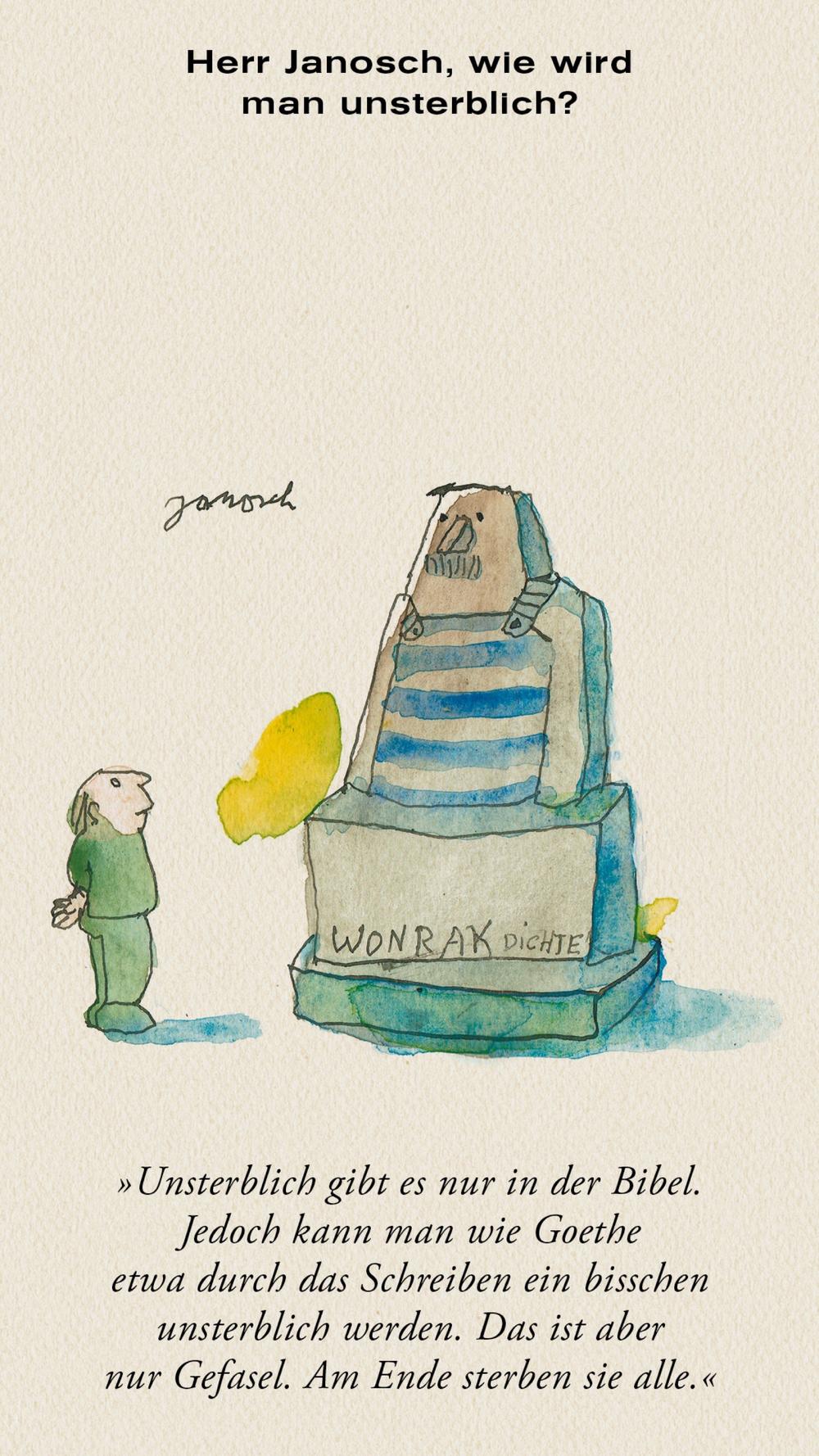 Janosch: Herr Janosch, was machen Sie denn da? | ZEITmagazin