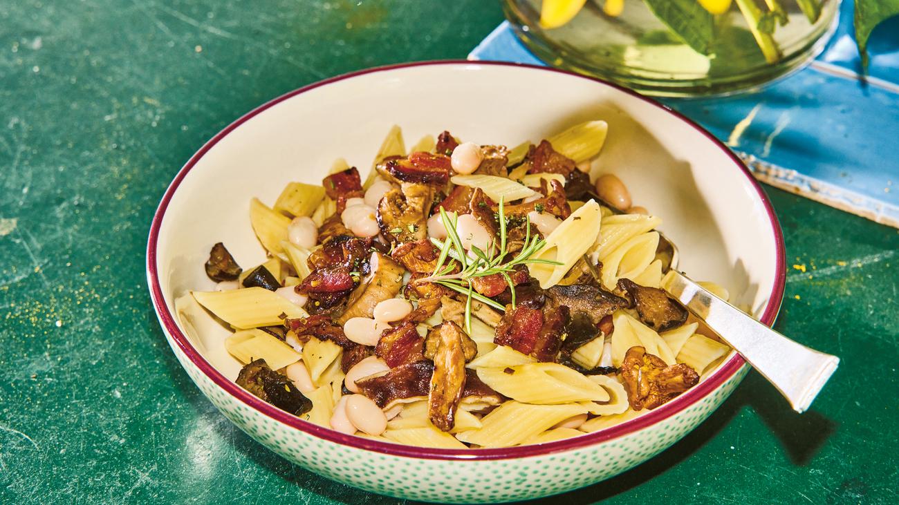 Pasta Mit Pilzen Bohnen Und Speck Wieder Keine Lasagne ZEITmagazin