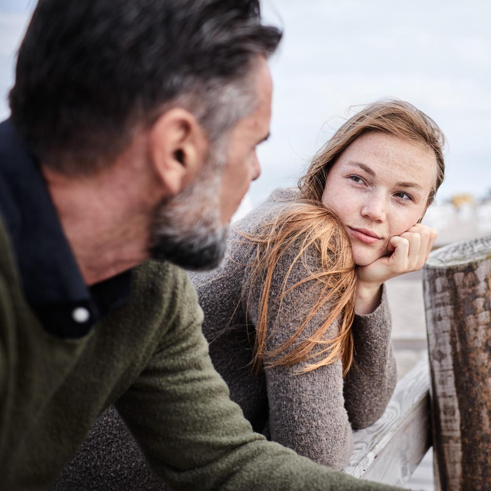 Vater Und Tochter Lieben